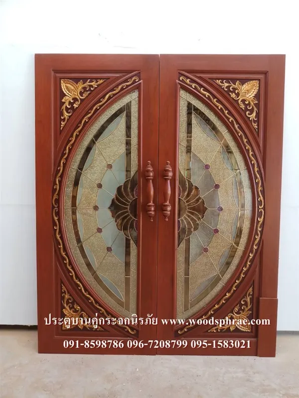 ประตูไม้สักกระจกนิรภัย รหัสBBB113 โดยวู๊ดแพร่ อ.เมืองแพร่ จ.แพร่ รหัส ...